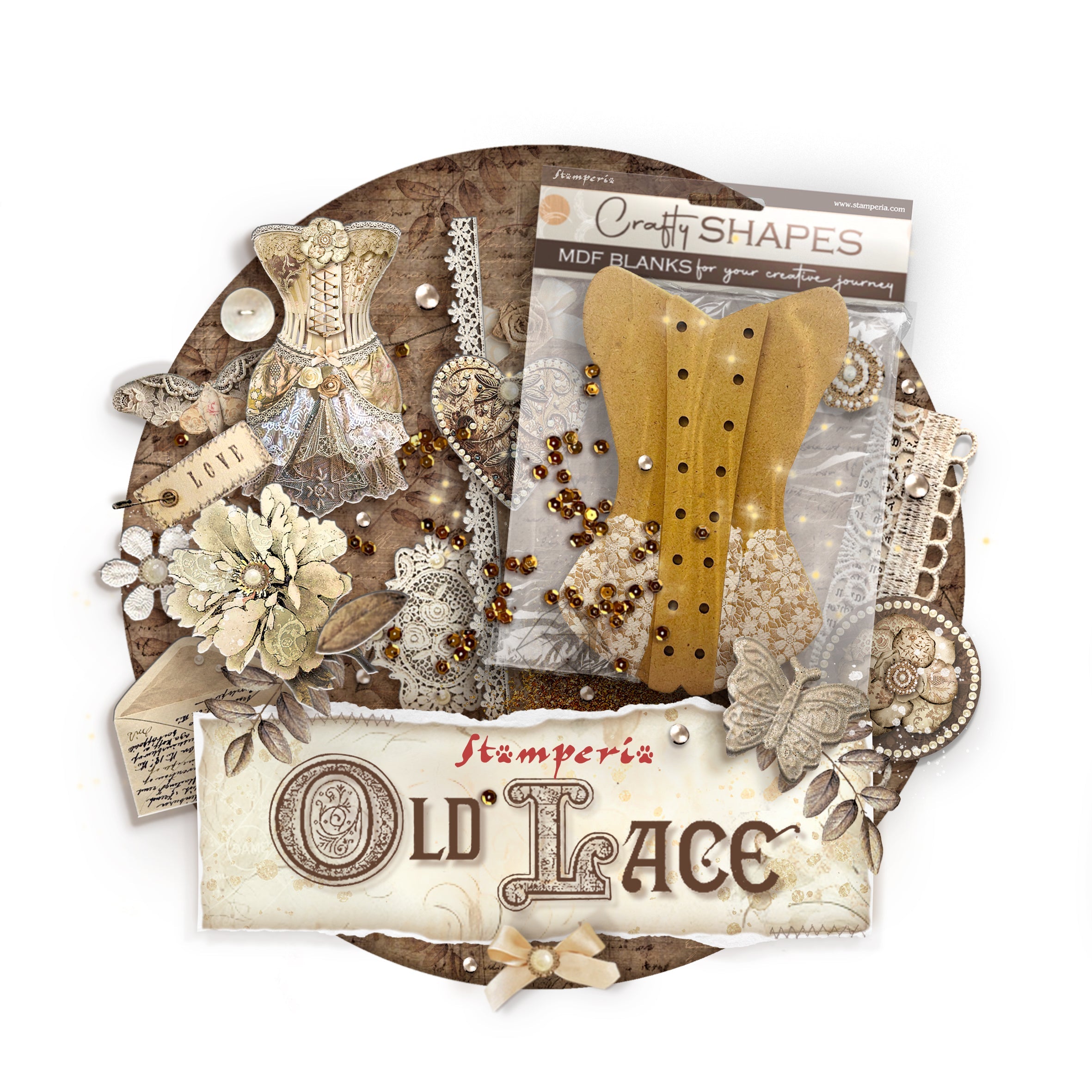 Stamperia Old Lace Collection – Ninnys Napkins