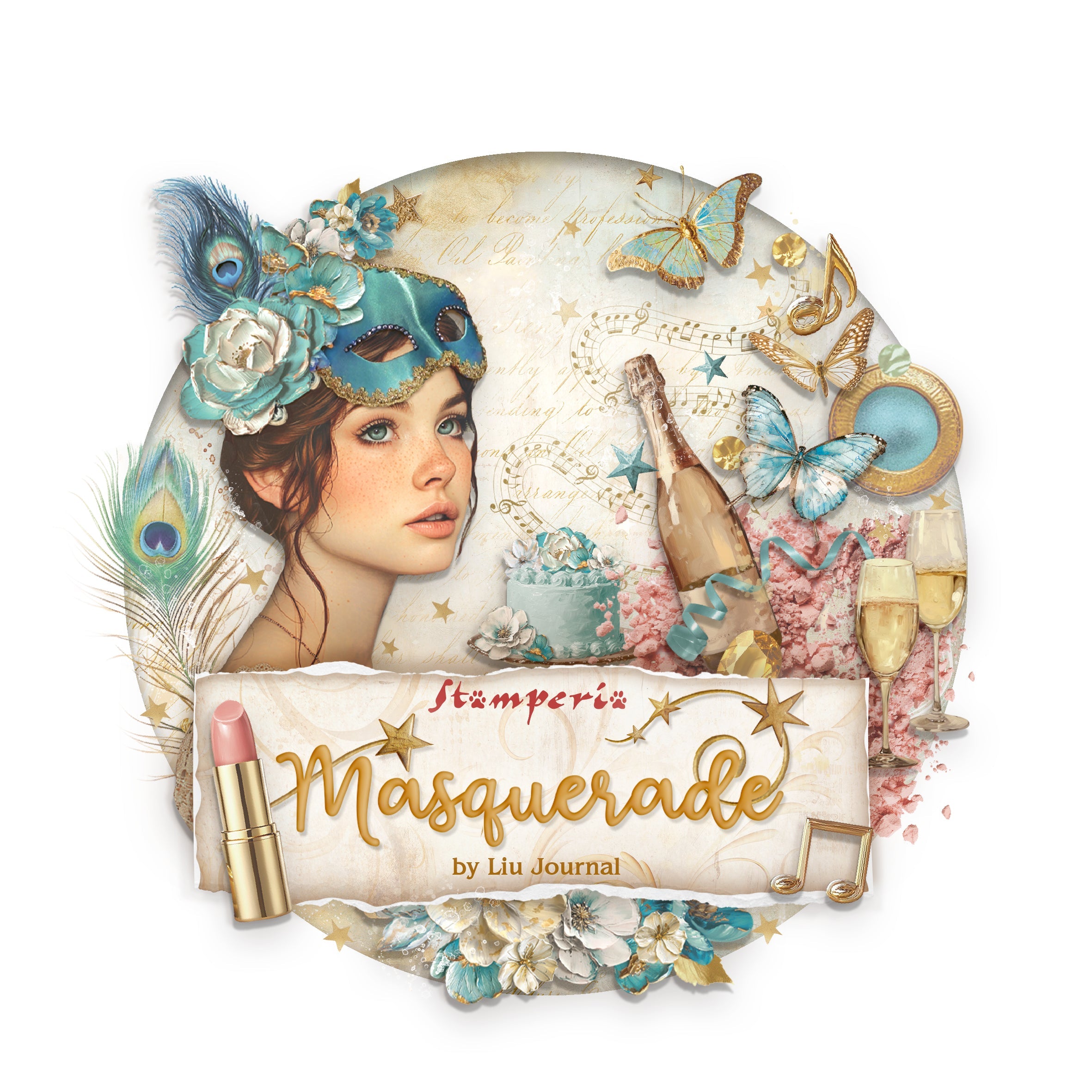 Stamperia Masquerade Collection – Ninnys Napkins